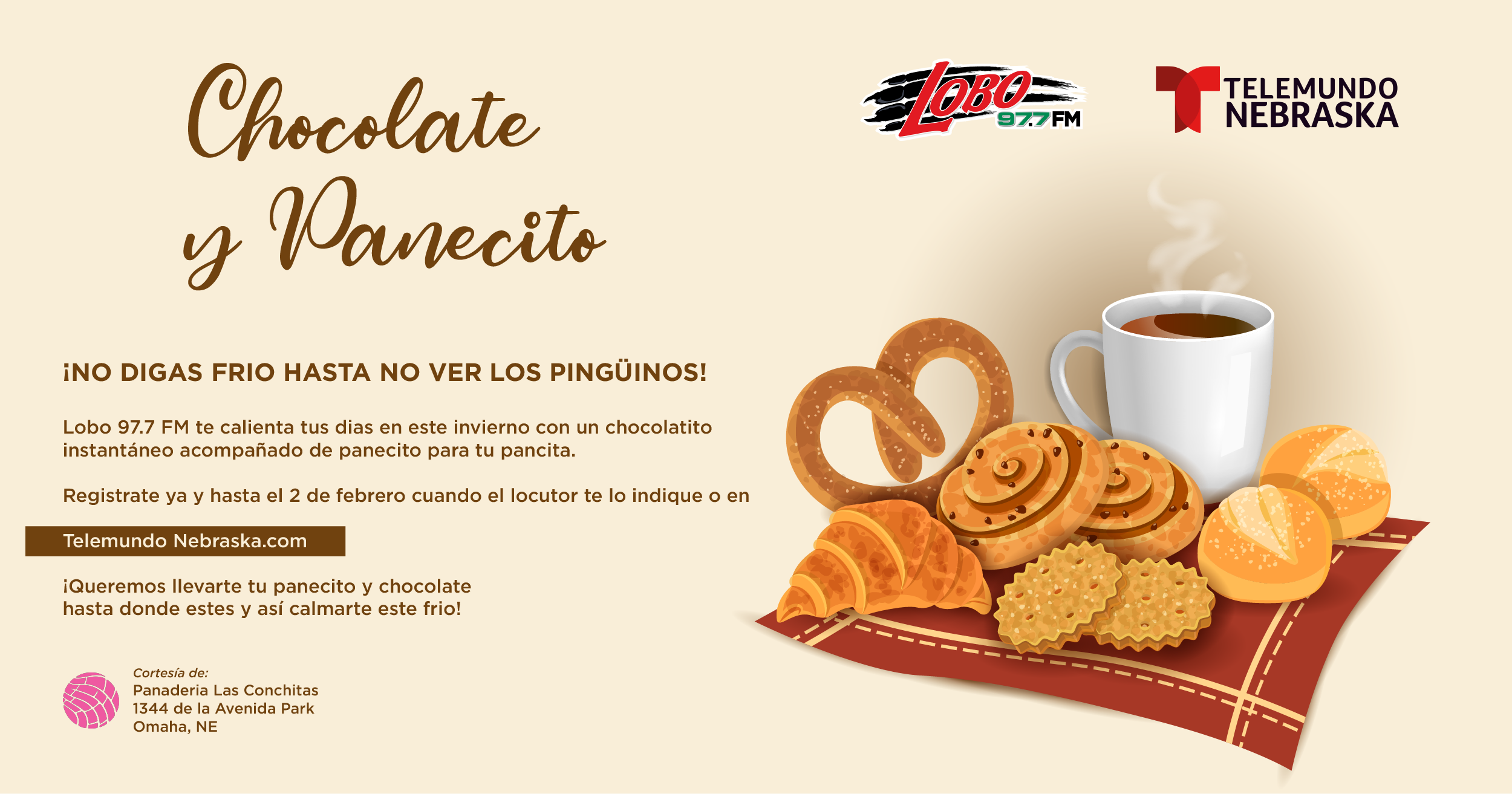 Calienta tus días con un chocolate y un panecito de Lobo 97.7 FM - Este ...